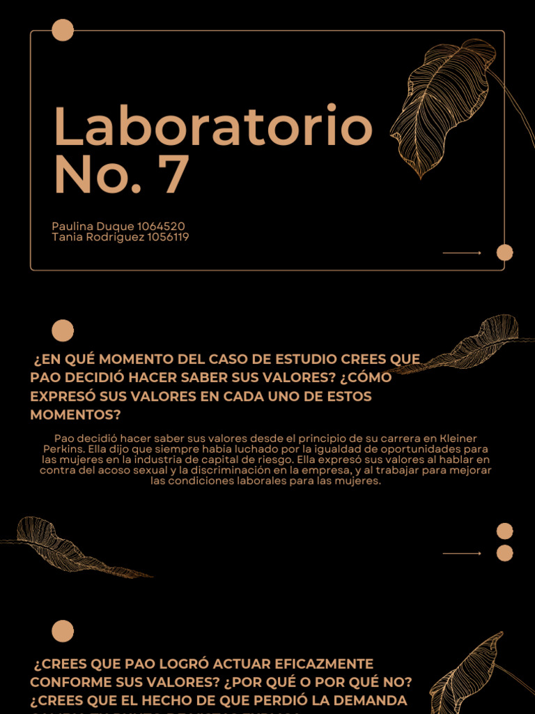 Laboratorio 7 | PDF | Acoso sexual | Discriminación
