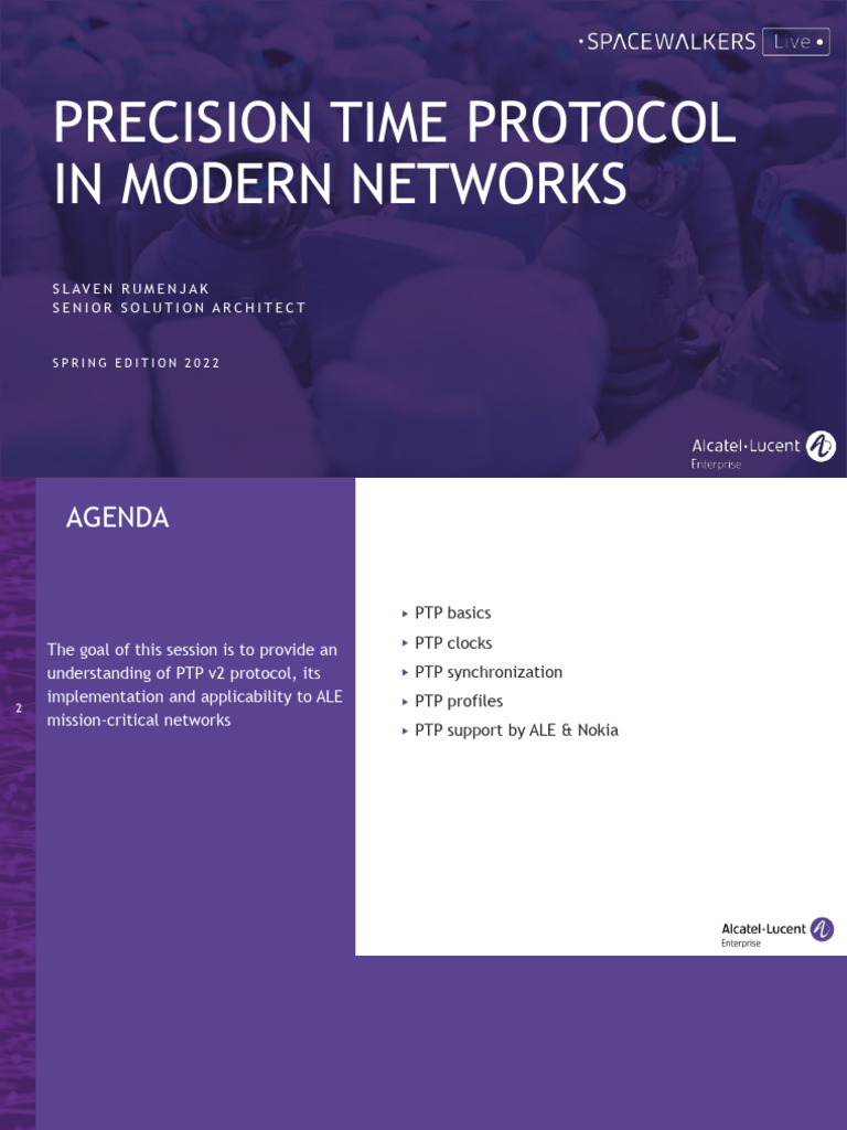 Precision Time Protocol In Modern Networks Presentation Pdf Service