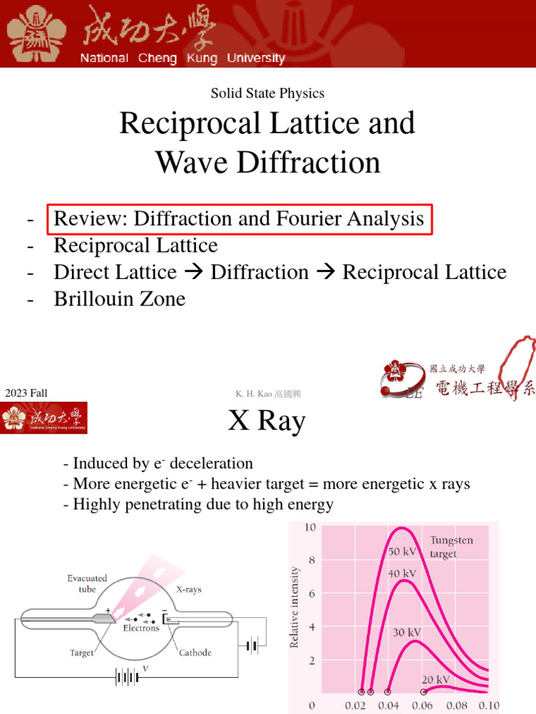 2 - Wave Diffraction and Reciprocal Lattice | PDF | X Ray ...