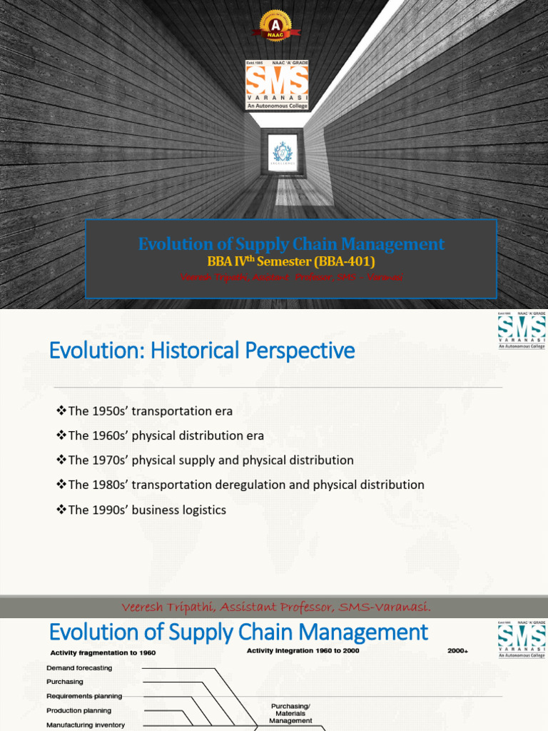 Evolution of SCM | Download Free PDF | Supply Chain | Supply Chain ...