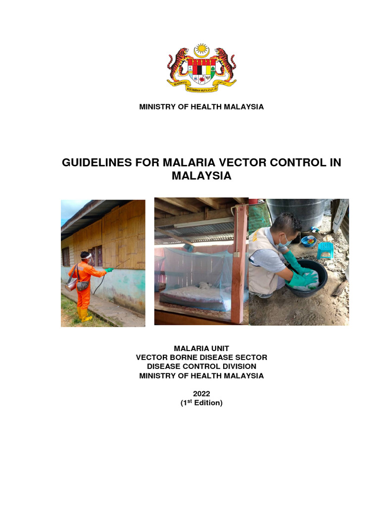 Guidelines For Malaria Vector Control in Malaysia Tahun 2022 | PDF ...