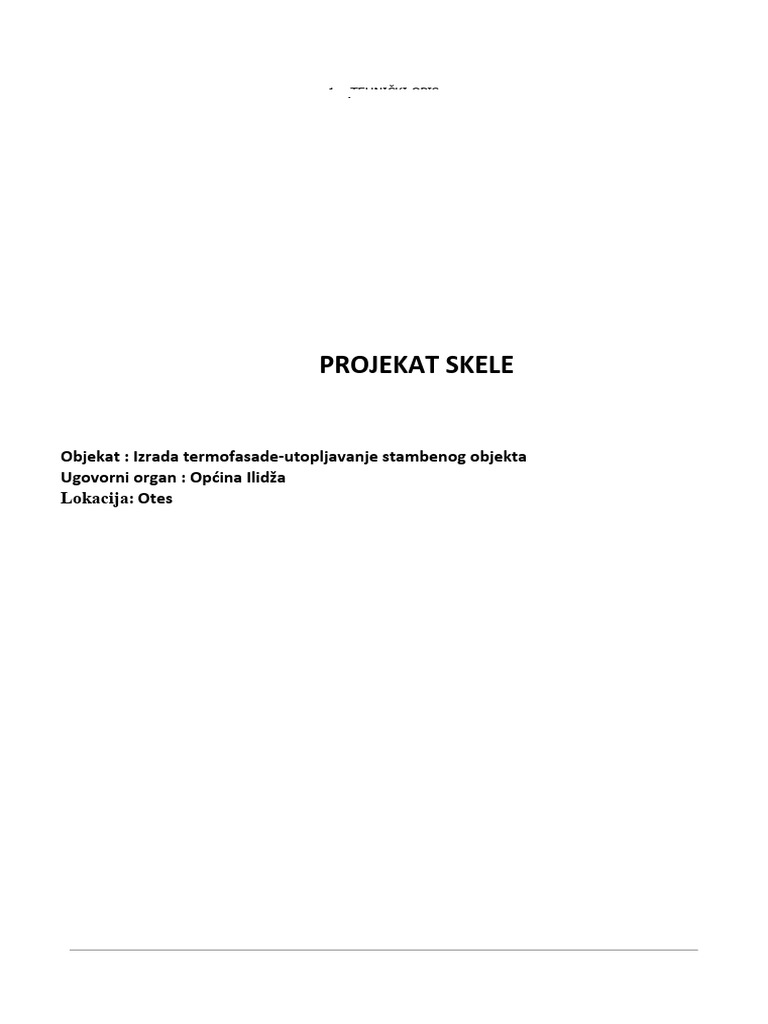 ELABORAT Skele | PDF