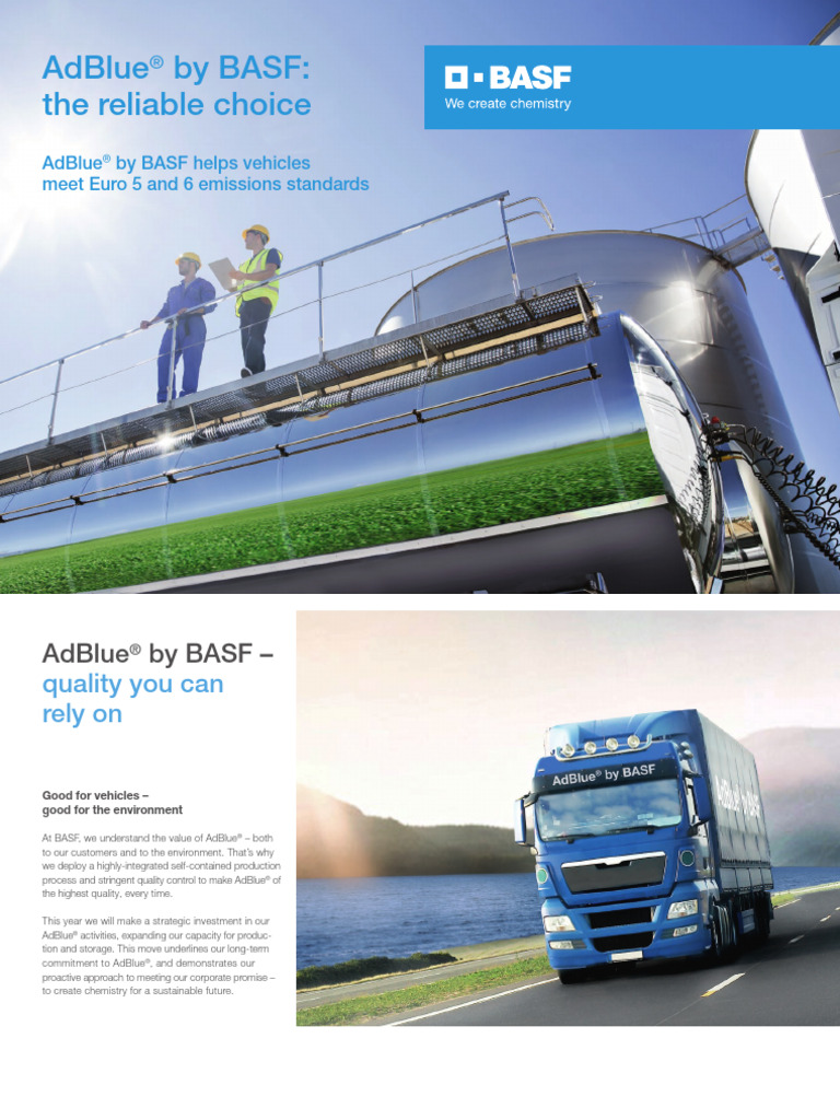 AdBlue Brochure GB Web | PDF | Exhaust Gas | N Ox