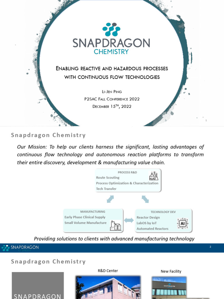 Enabling Reactive and Hazardous Processes With Continuous Flow Technologies | PDF | Chemical ...