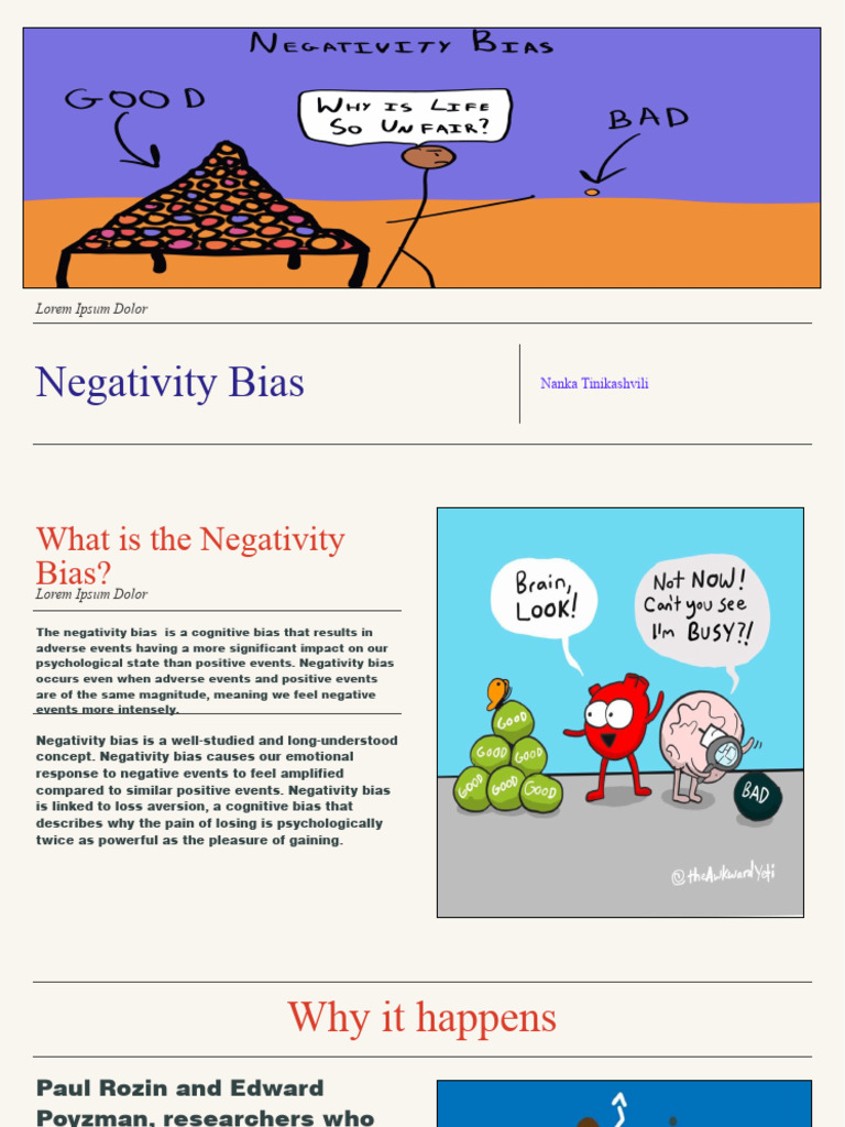 Negativity Bias | PDF | Decision Making | Cognition
