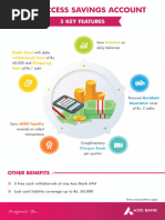 Axis Bank Digital Salary Account Benefits | PDF | Debit Card | Online ...