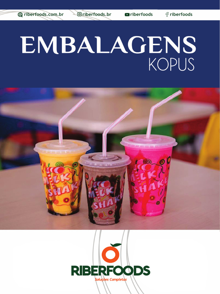 Catálogo Kopus - Riberfoods | PDF | Plástico | Design gráfico