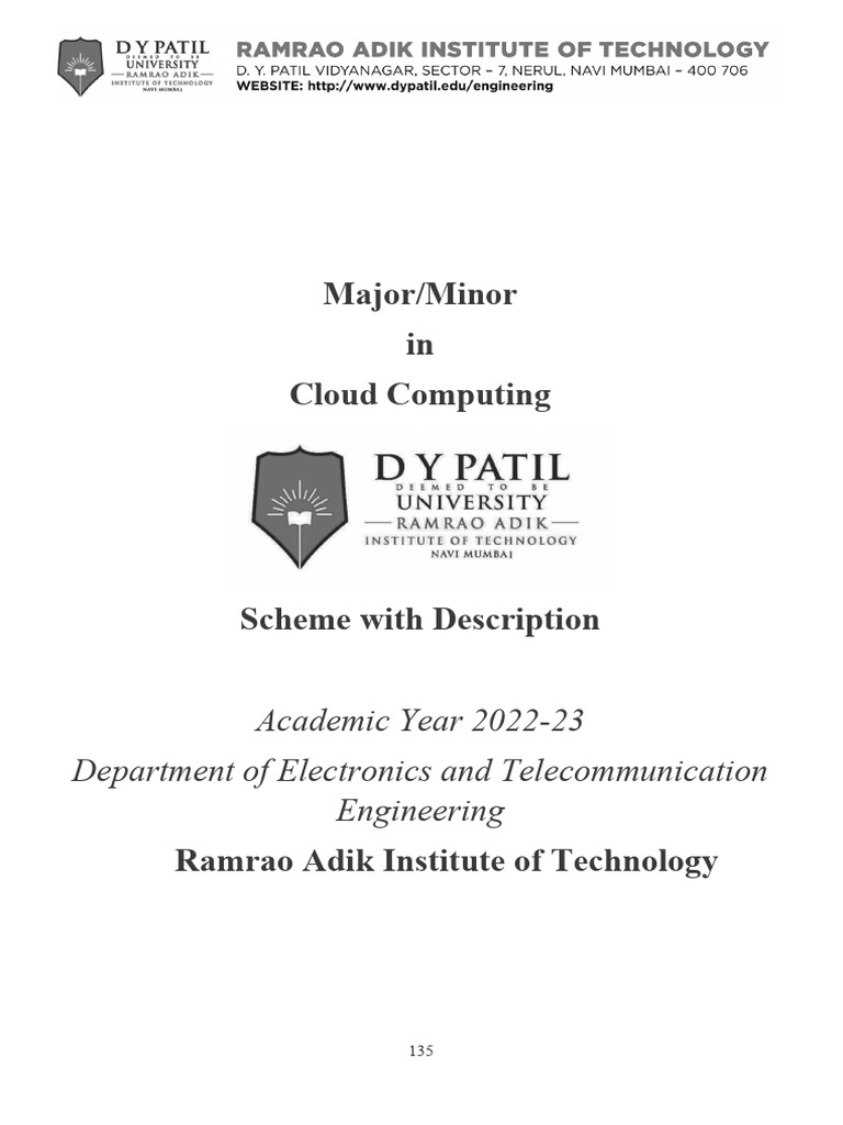 CC Major Syllabus | PDF | Cloud Computing | Security