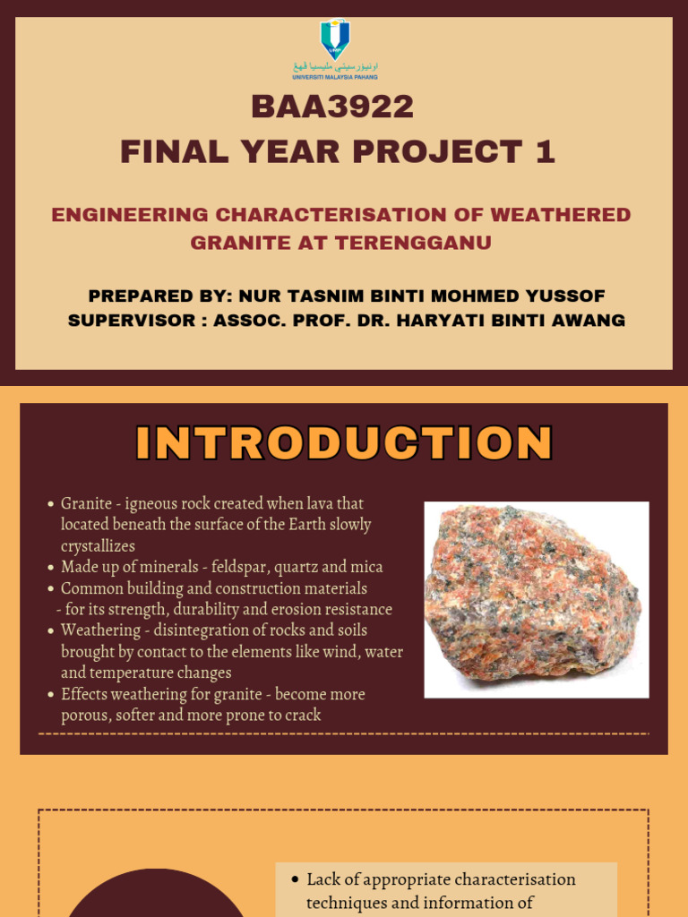 DRAFT SLIDE PRESENTATION 140623 (Tasnim) | PDF | Weathering | Rock (Geology)