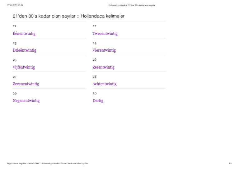 Hollandaca Pratikler | PDF