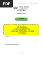 Grade 7 Geography Term 1 Assessment | PDF | Compass | Equator