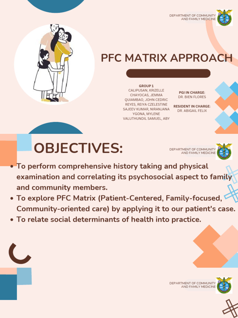 PFC Matrix | PDF | Epidemiology | Clinical Medicine