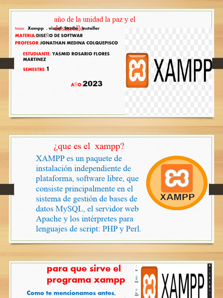 Guía Completa: XAMPP y Visual Studio | PDF | Php | Entorno de desarrollo integrado