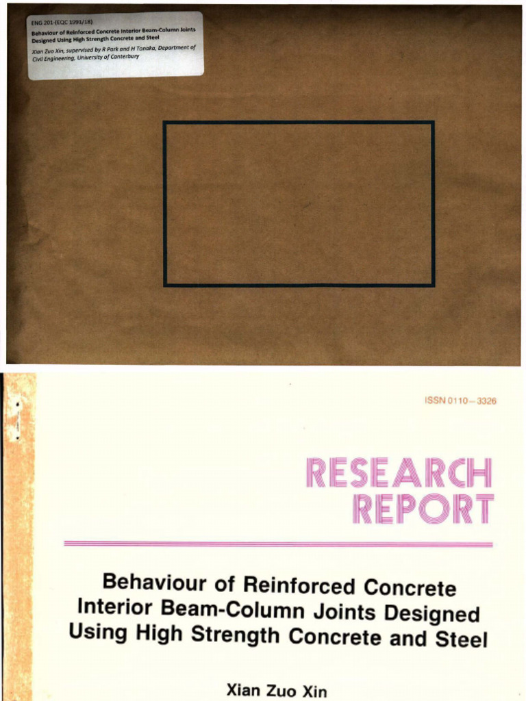 201 Behaviour of Reinforced Concrete Interior Beam Column Joints ...