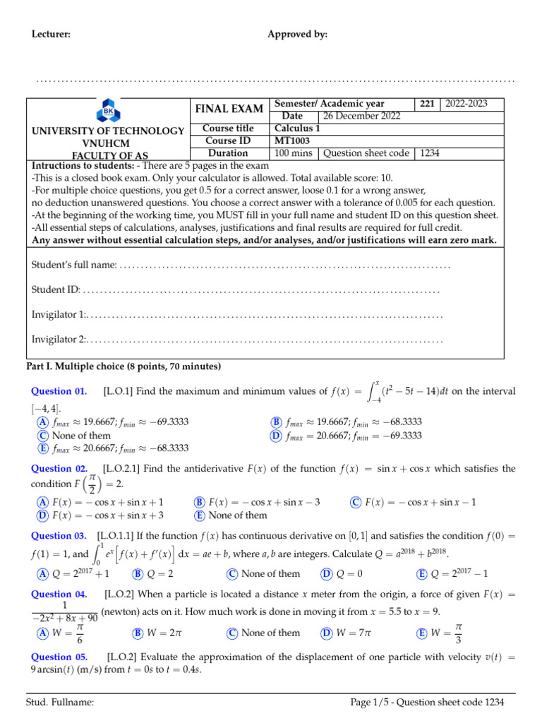 De 1234 | PDF | Equations | Trigonometric Functions