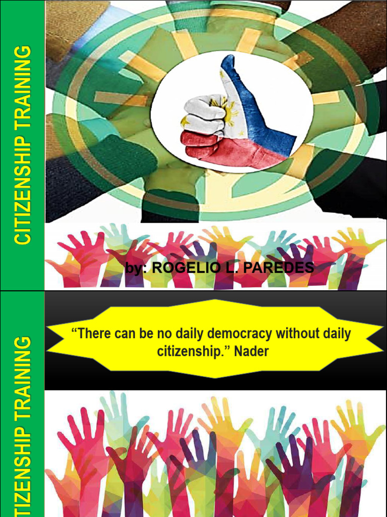 NSTP: Foundations of Citizenship Training | PDF | Government | Justice