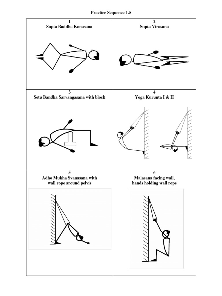 Yoga Practice Sequence 1.5 PDF | PDF