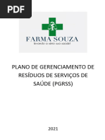 PGRSS para Drogarias: Modelo e Diretrizes | PDF | Desperdício | Poluição