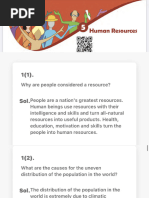 Human Resources Class 8 Ncert Notes | PDF | Mountains | Desert