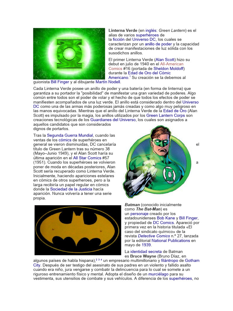 Superheroes | PDF | Superhombre | Hombre araña