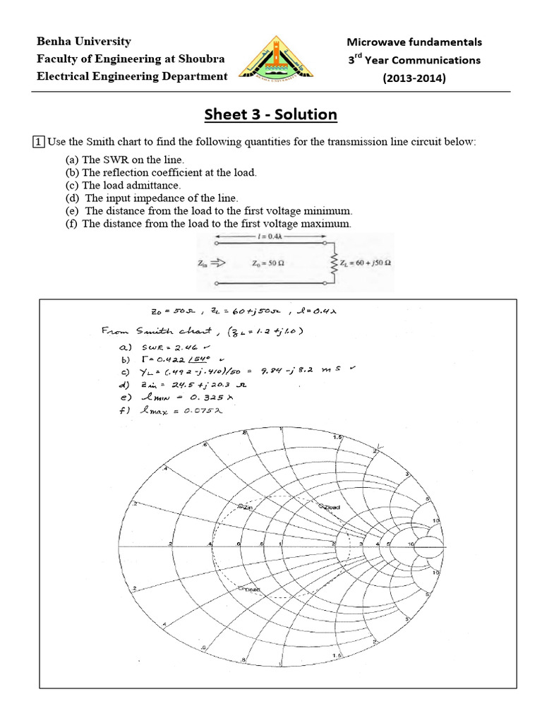 Sheet 3 - Solution | PDF