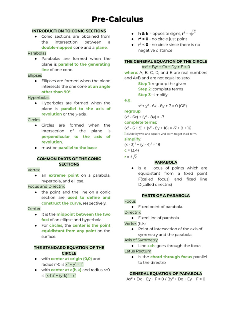 Pre Calculus | PDF | Euclid | Classical Geometry
