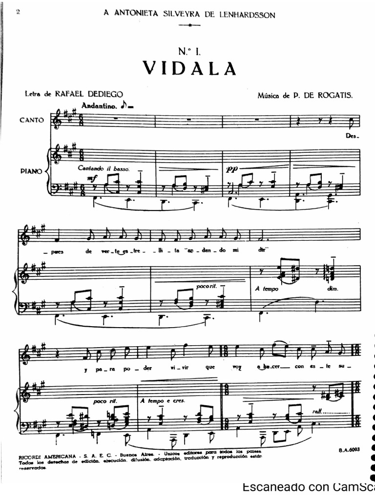 De Rogatis - Vidala | PDF
