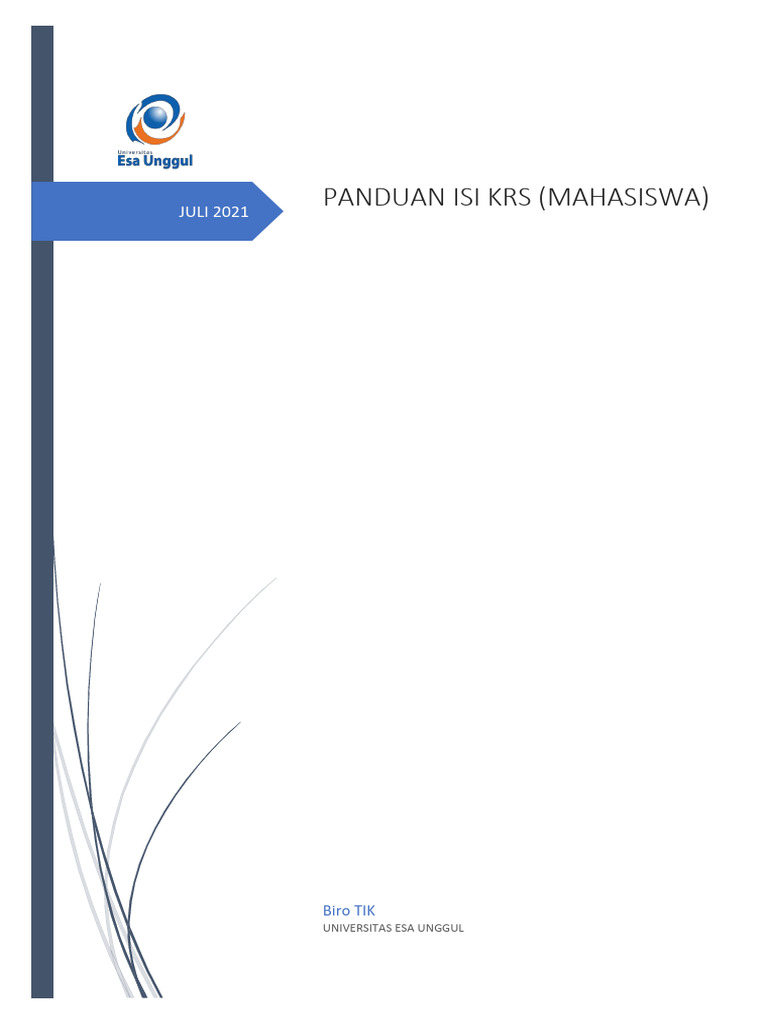 Panduan Isi Krs | PDF