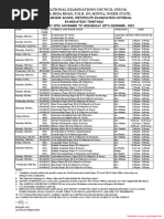 KCSE 2025 Exam Timetable | PDF