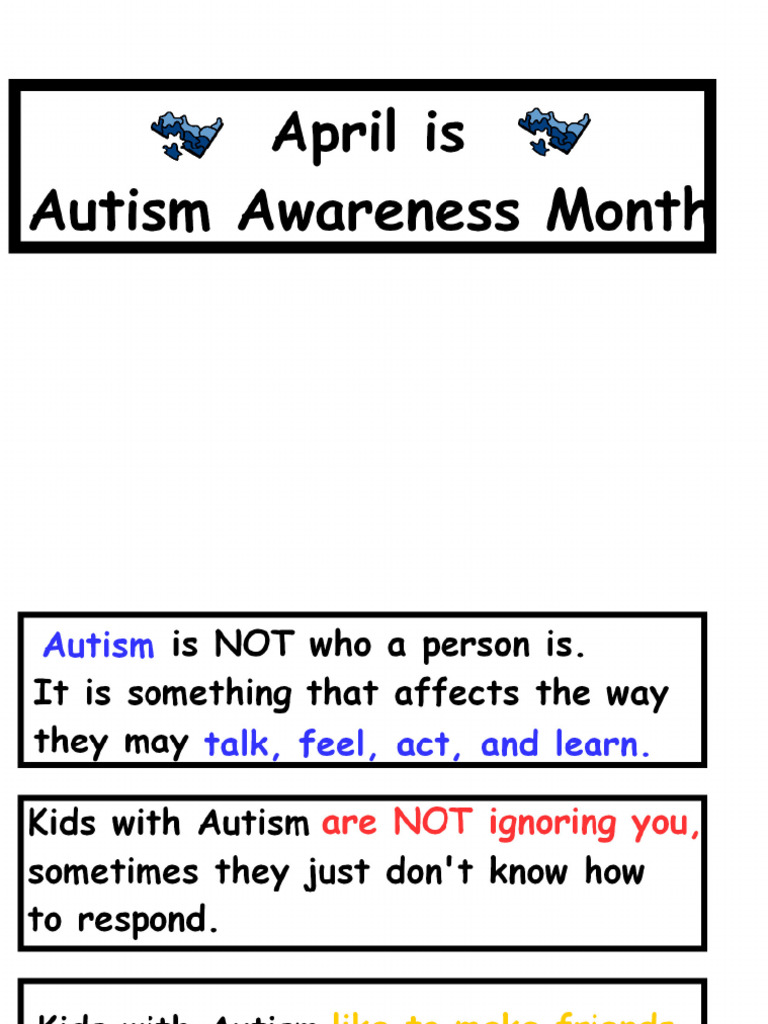Autism Awareness Poster | PDF