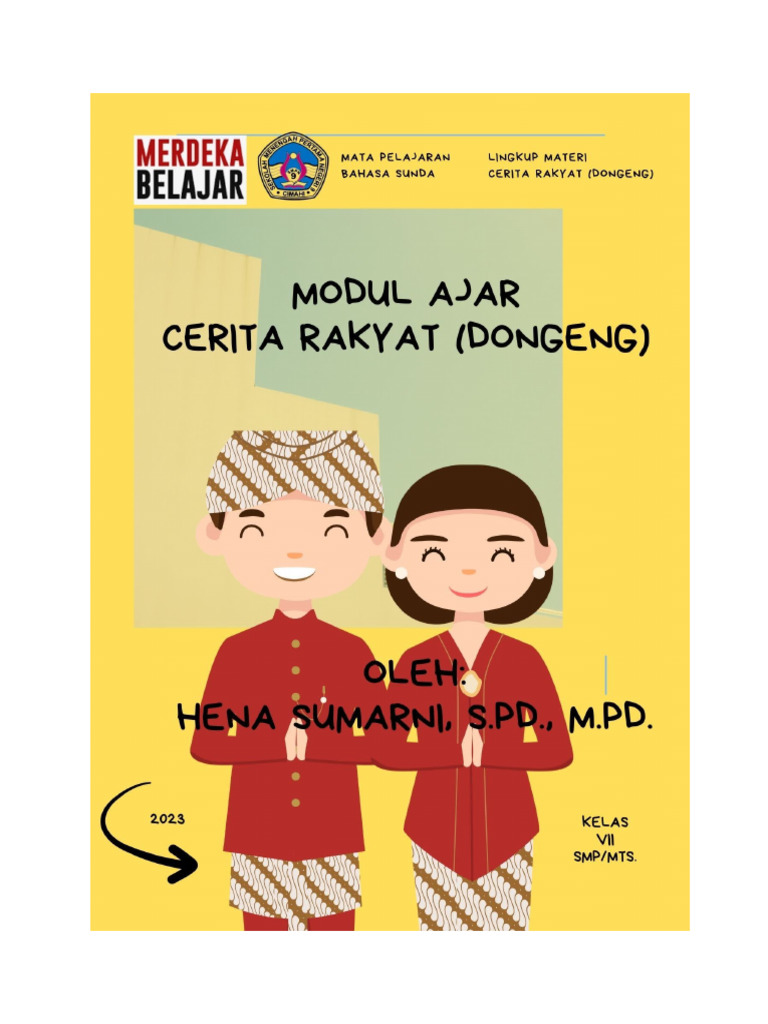 Modul Ajar Membaca Cerita Rakyat | PDF
