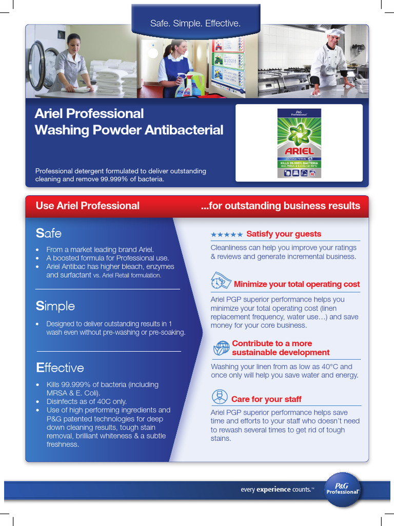 PIS Ariel Powder Anti-Bac BOX PGP | PDF | Chemistry | Materials