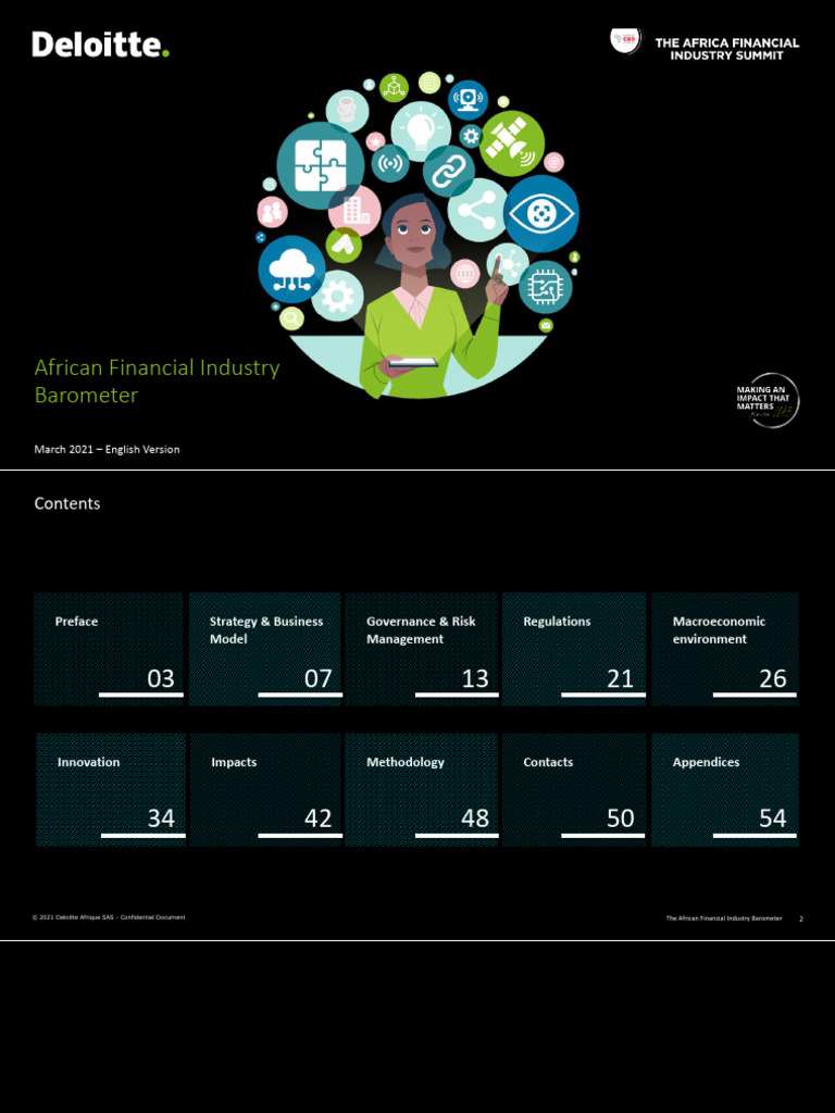 African Financial Industry Barometer | PDF | Risk | Banks