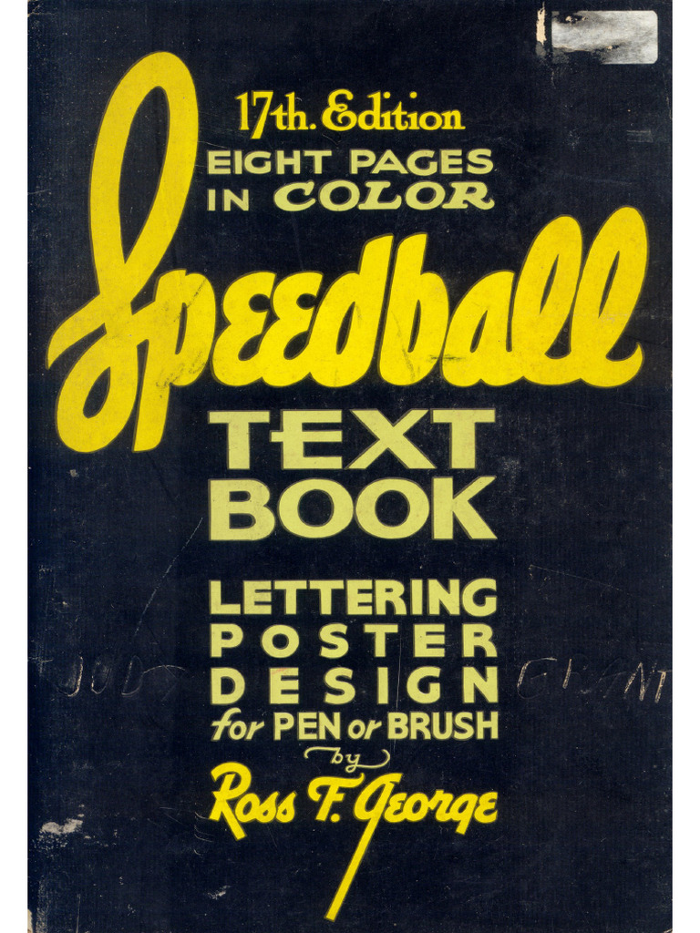 Speedball Textbook | PDF