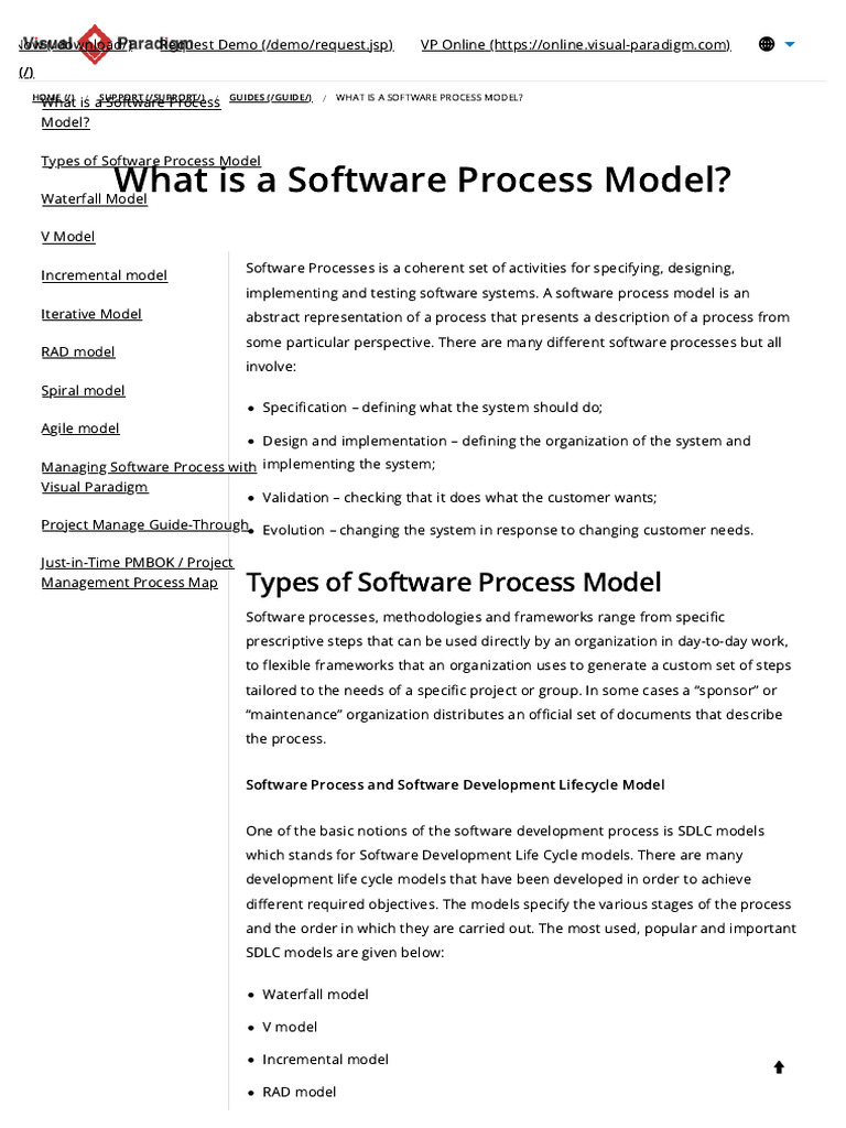 What Is A Software Process Model Pdf Software Development Process Agile Software Development