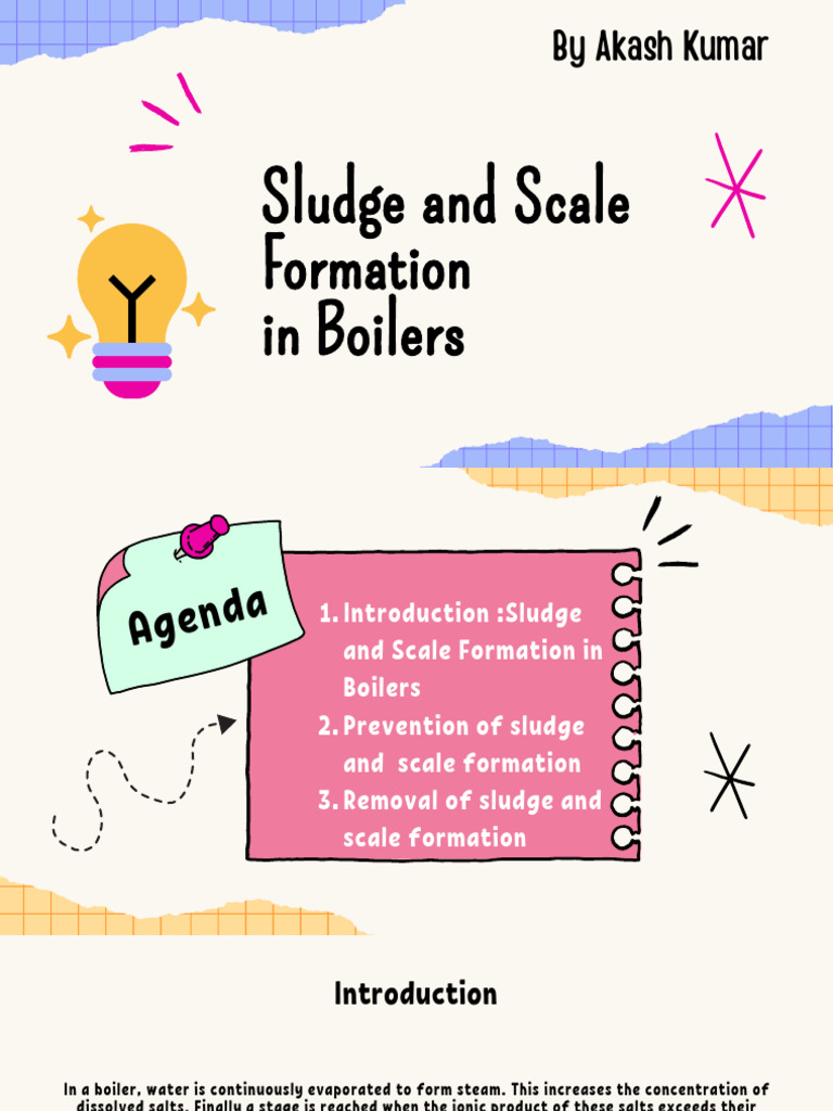 Sludge and Scale Formation Full | PDF | Boiler | Water