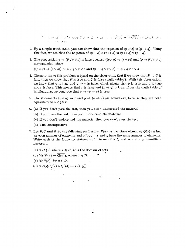 Hwki Sol All | PDF | Metalogic | Logical Expressions