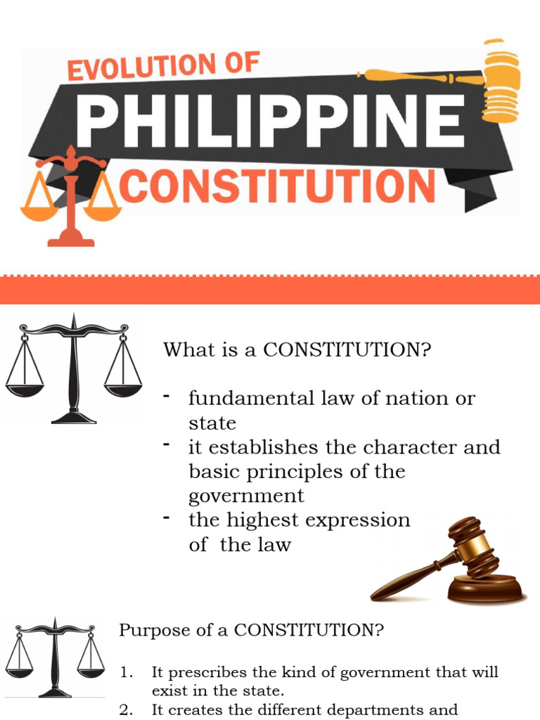 Evolution of Philippine Constitutions | Download Free PDF | Justice | Crime & Violence
