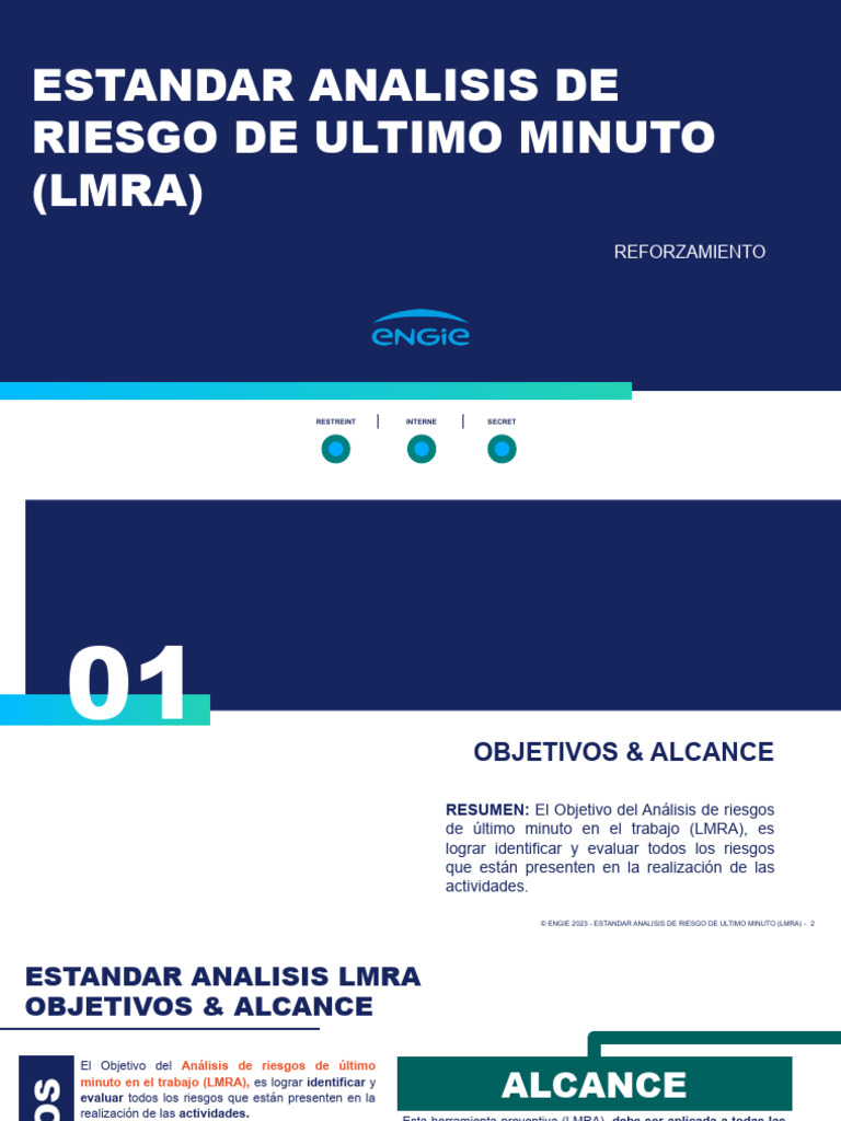 Estandar LMRA - Modificado Ver02 | PDF | Planificación | Evaluación de ...