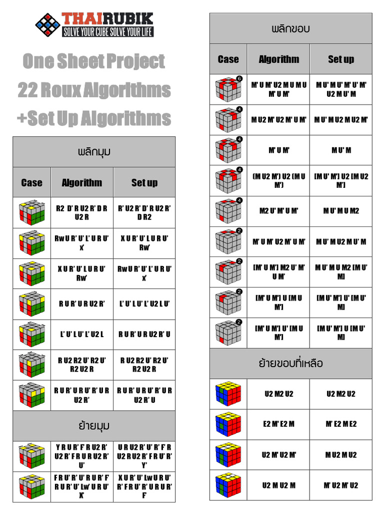 Roux One Sheet | PDF