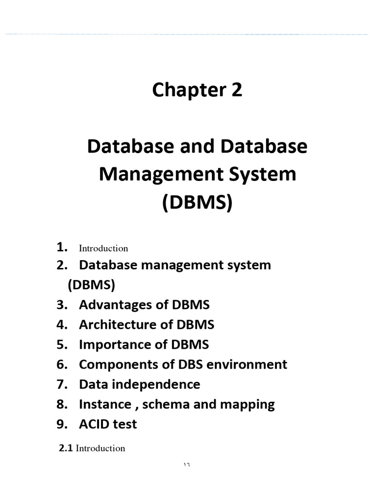 Database and Database Management System (DBMS) | PDF | Databases | Conceptual Model