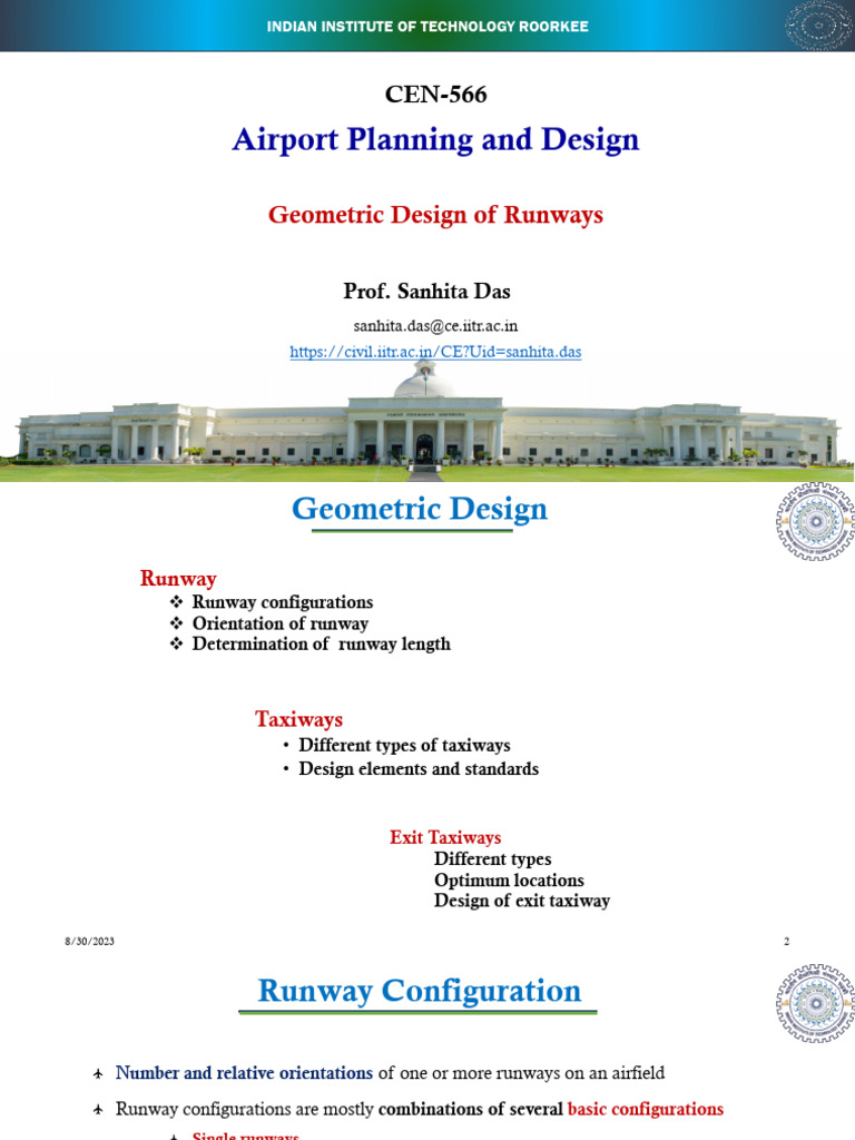 Module 2- Geometric Design_Runway Configuration | PDF | Instrument ...