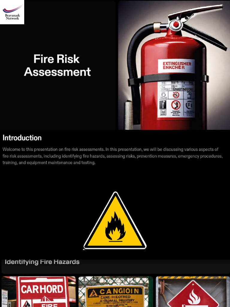 Fire Risk Assessment | PDF