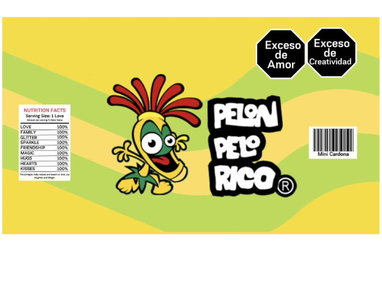 Etiqueta Pelon Pelo Rico | PDF Etiqueta Pelon Pelo Rico | PDF