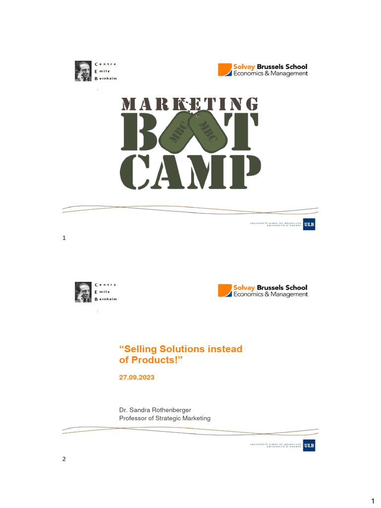 Rothenberger - Marketing Boot Camp - 27092023 | PDF