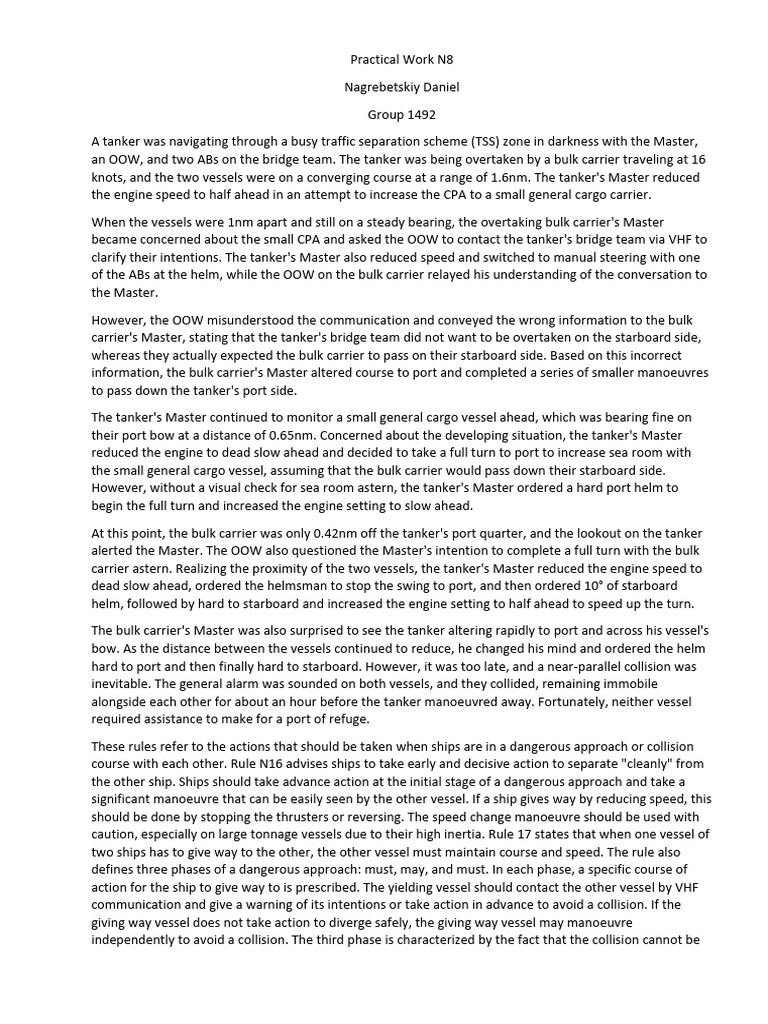 Practical Work N8 Daniel | PDF