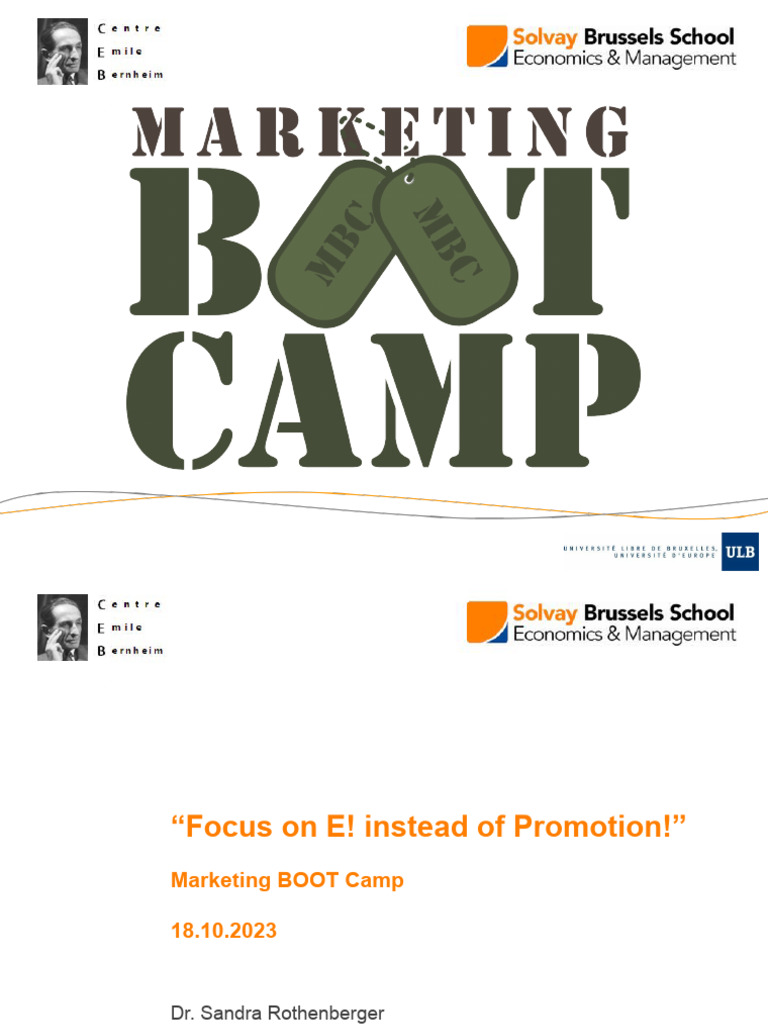 Rothenberger Marketing Boot Camp 18102023 | PDF | Customer Experience ...