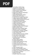 Lista de Nomes - Angolanos - Completos | PDF