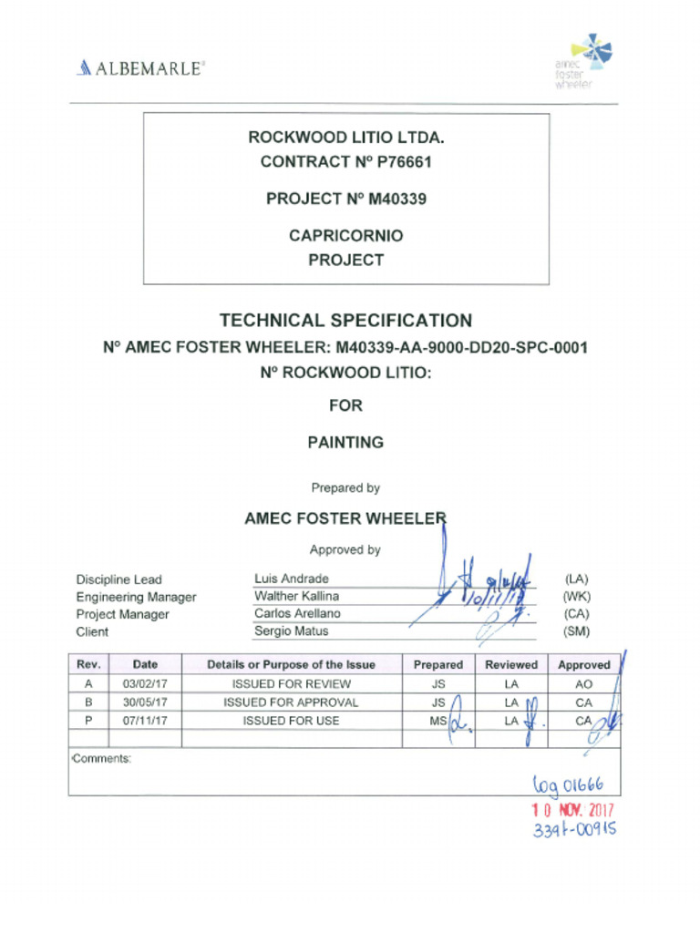 M40339-AA-9000-DD20-SPC-0001_Painting | PDF | Paint | Corrosion