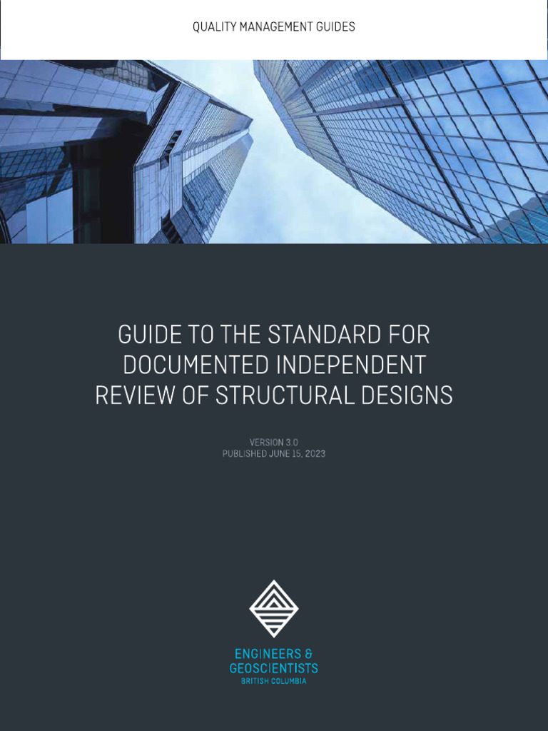 EGBC Documented Indep Rev of Structural Designs V2 0 | Download Free PDF | Engineer | Quality ...